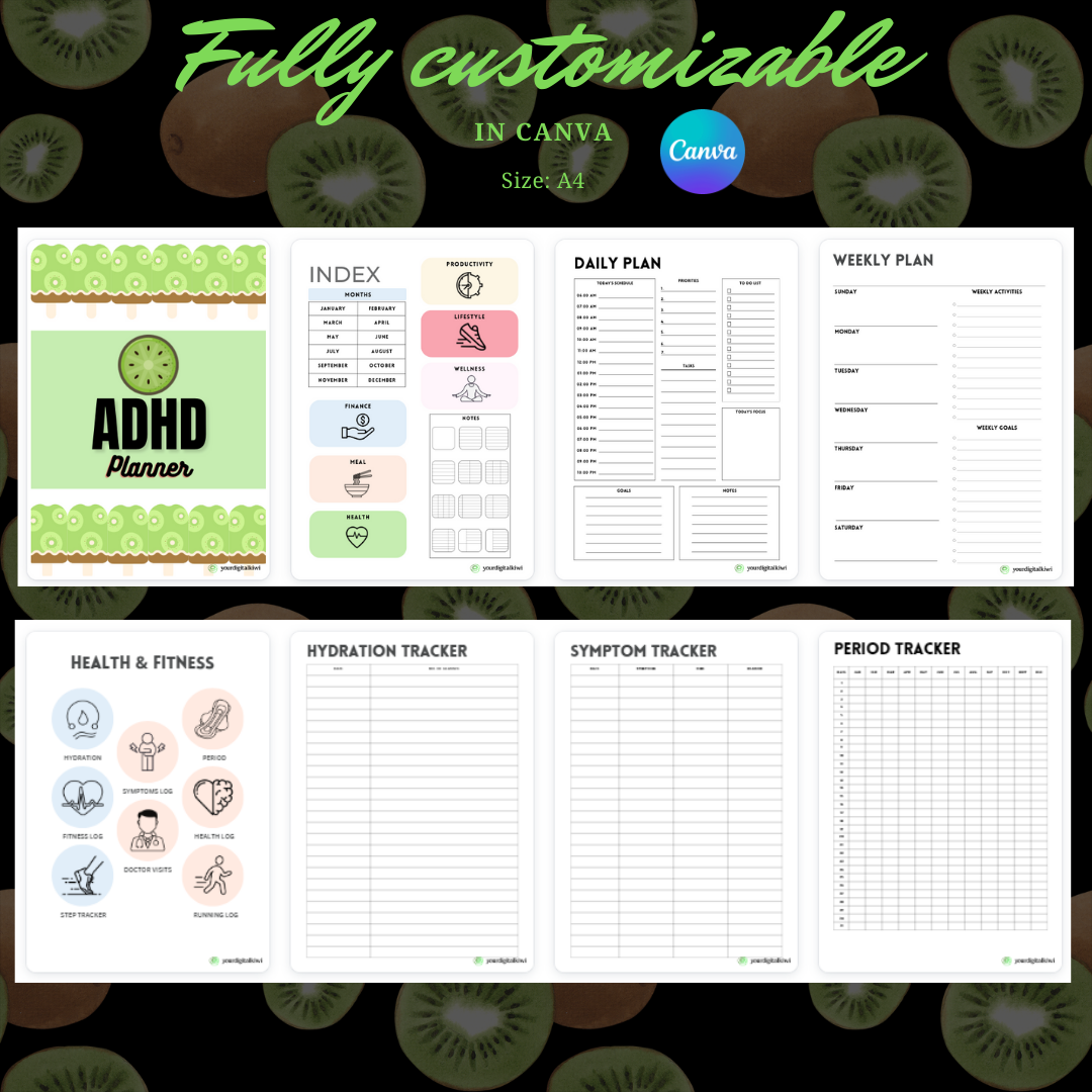 ADHD Printable Planner - The Ultimate Tool for Effective Planning ...